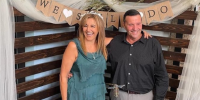 Lesley and husband Rob, who was diagnosed with Alzheimer’s on Valentine ...